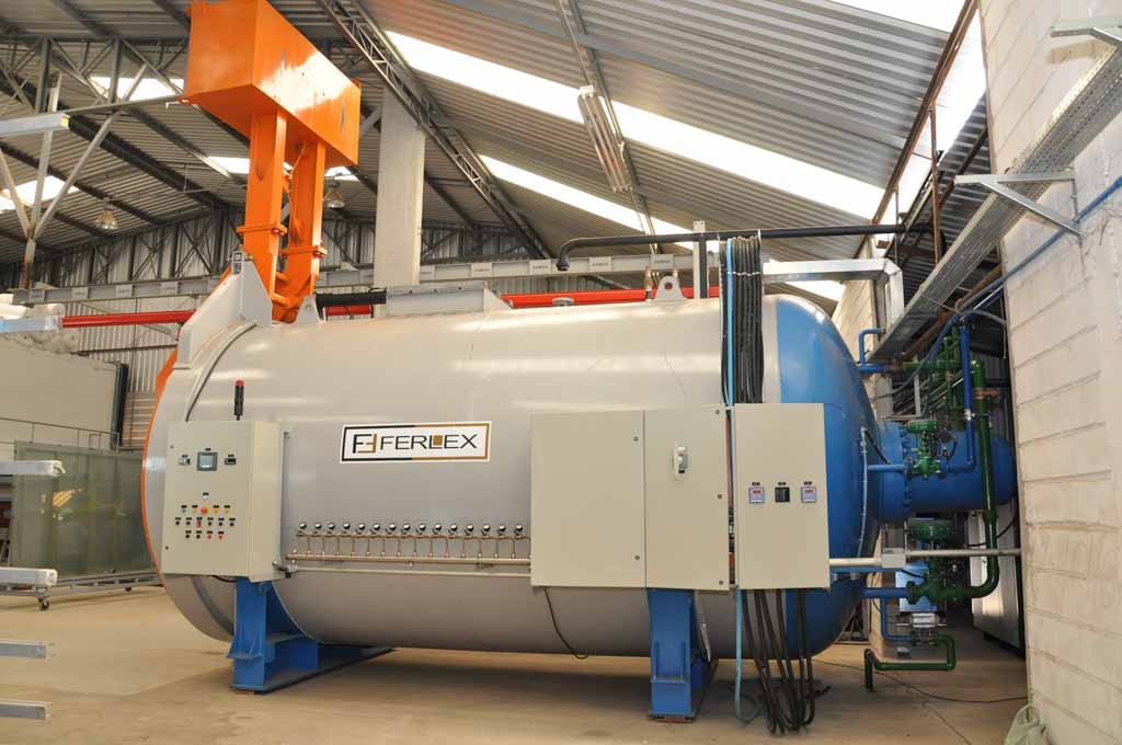 Autoclave para Vidro Laminado | FERLEX Autoclave para Pneus